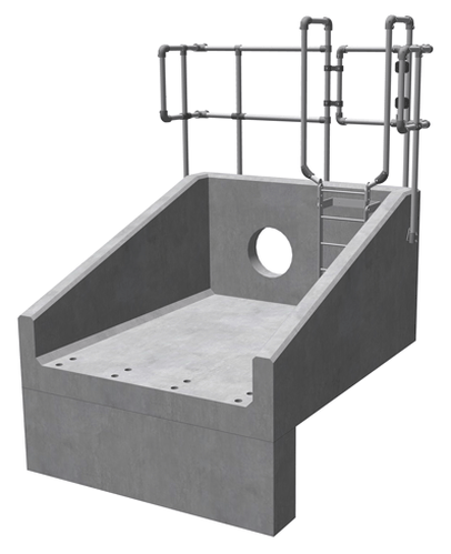 Rectangular Concrete Headwall RSFA18B 10 2450 | Althon