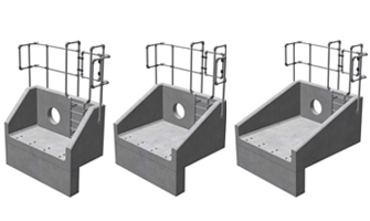 Rectangular Concrete Headwall RSFA20B 01 1150 | Althon