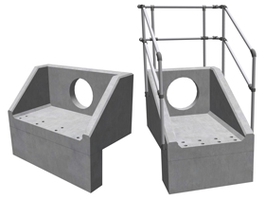 Rectangular Precast Concrete Headwall R10CB | Althon