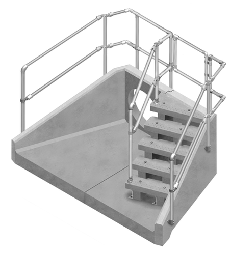 Sewers For Adoption SFA20 A Headwall with Steps | Althon