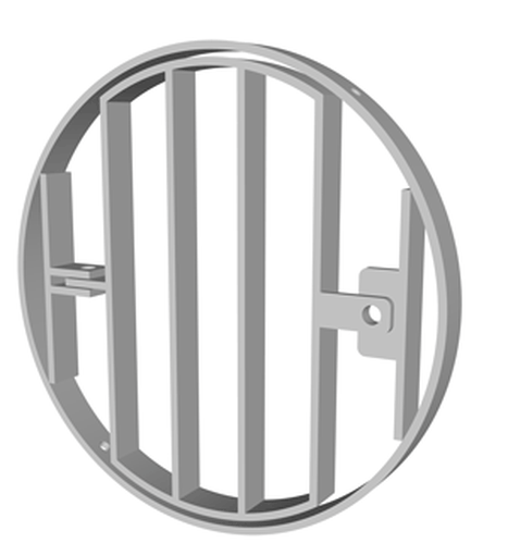 Althon 600mm Circular pipe mounted grating | Althon