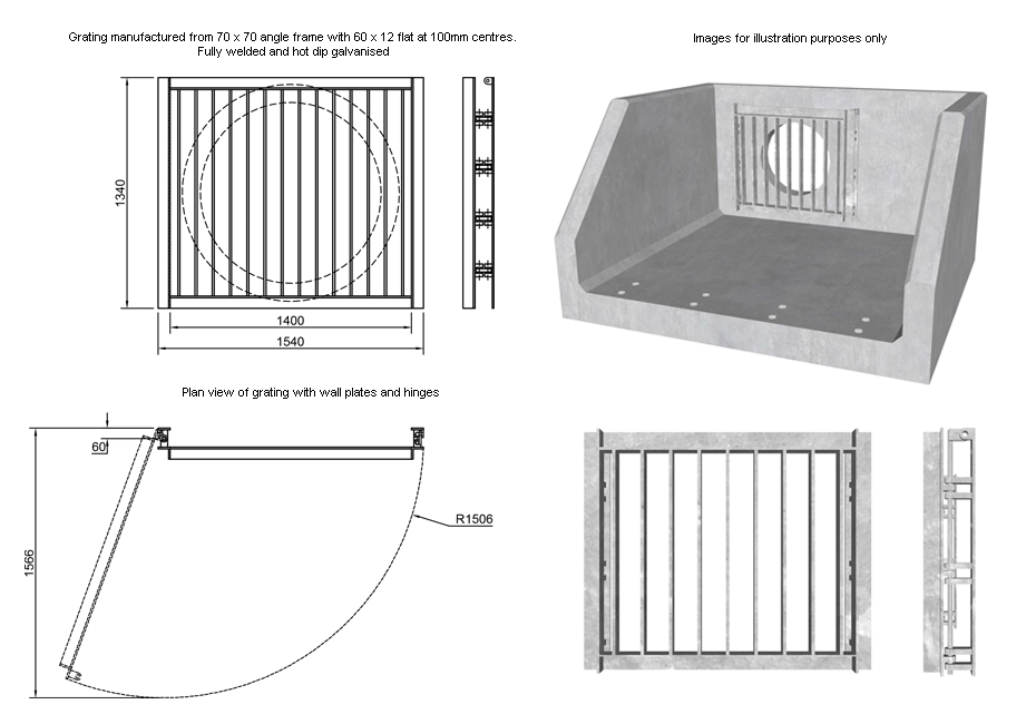Althon 1050mm SFA Grating Type 1 | Althon